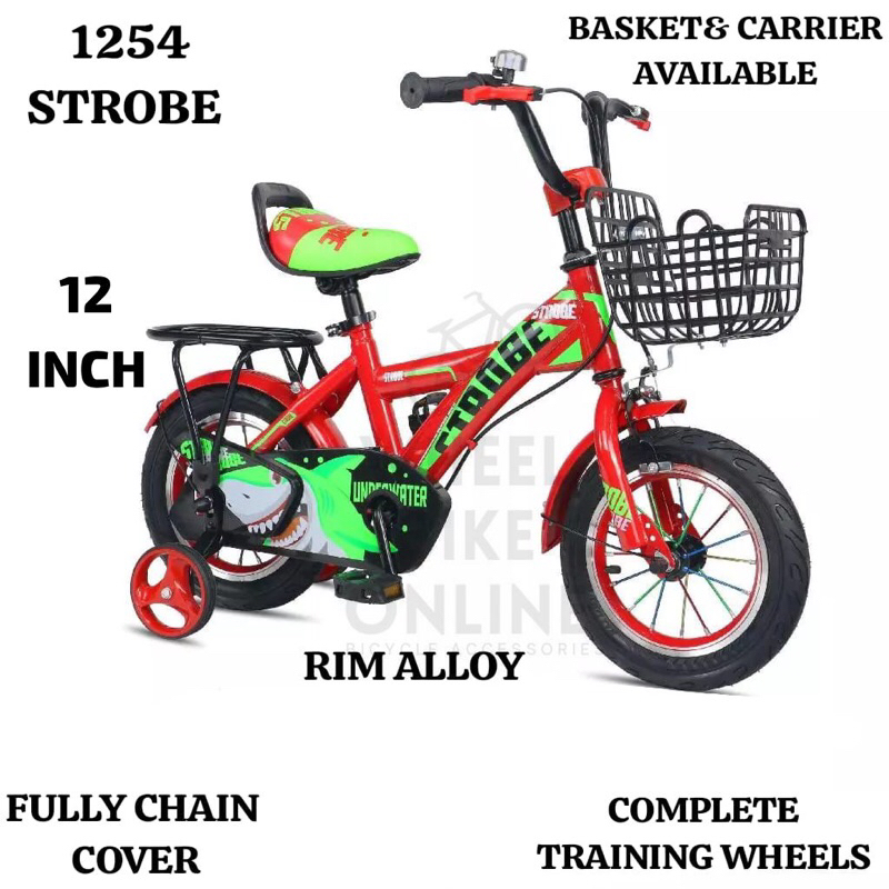 SIAP PASANG BIKE 12’’ BICYCLE KIDS BASIKAL BUDAK XECCON STROBE XECCON ...