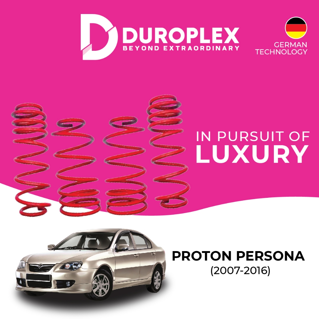 DUROPLEX Full Set Heavy Duty Lowered Sport Spring Proton Persona (2007 ...