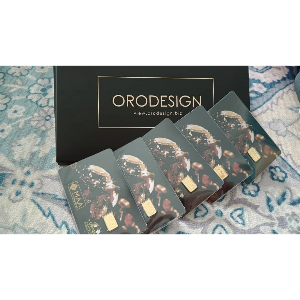 Gold Bar 1g keluaran MAA Orodesign | Shopee Malaysia