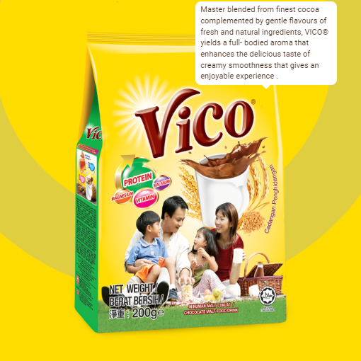 Vico Minuman Malt Coklat 200g | Shopee Malaysia