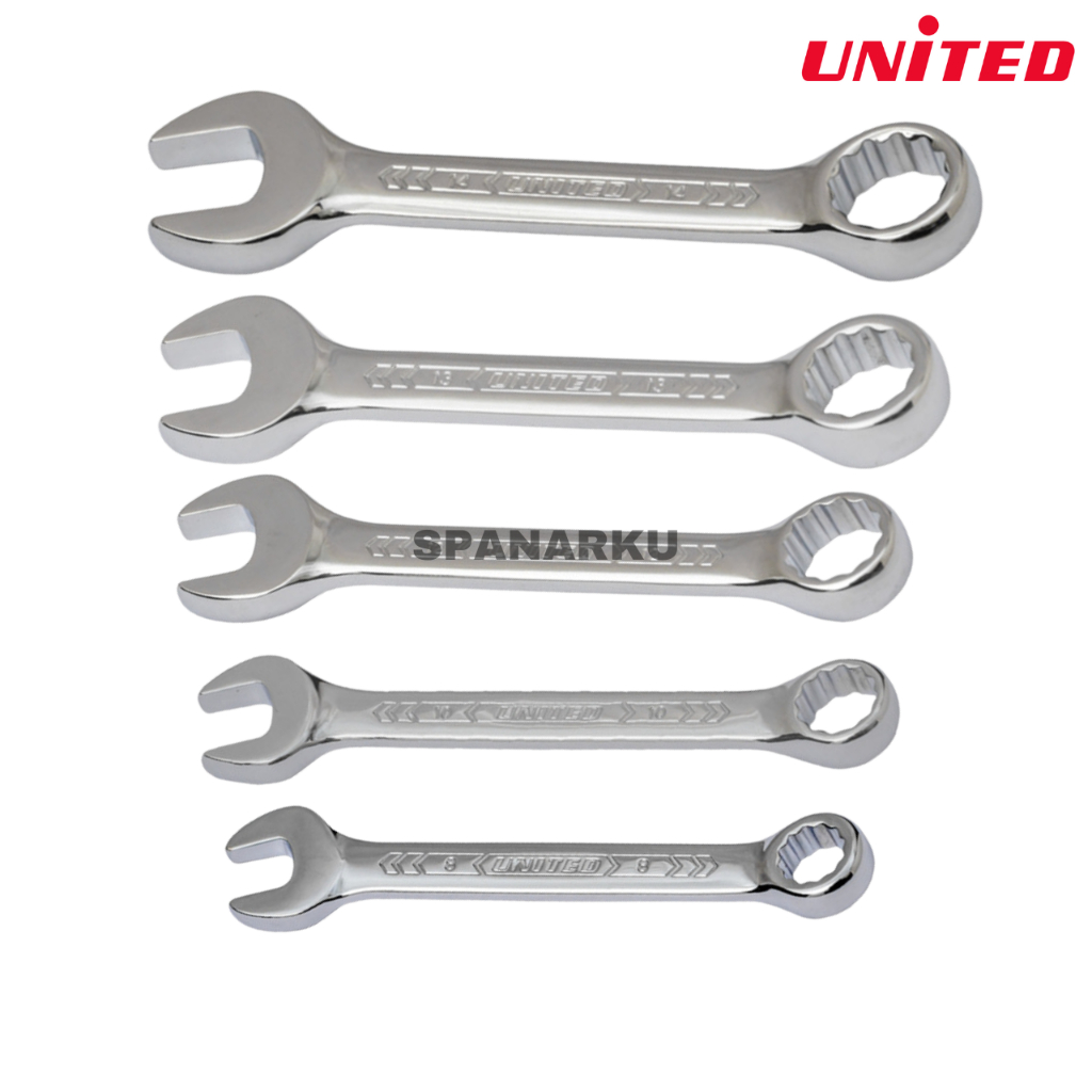 MIDGET COMBINATION WRENCH (8mm - 19mm) | Shopee Malaysia