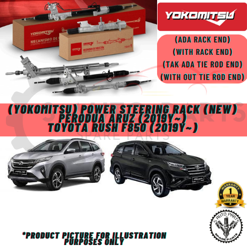PERODUA ARUZ / TOYOTA RUSH F850 POWER STEERING GEAR RACK -BRAND 100% ...