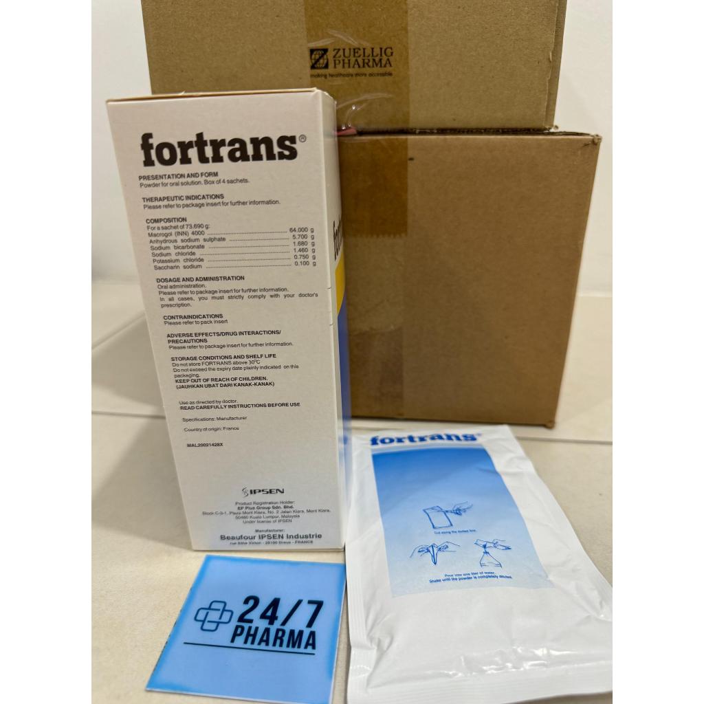 (1 Sachet) Fortrans Fortran 73.69g Powder Macrogol 4000 ...