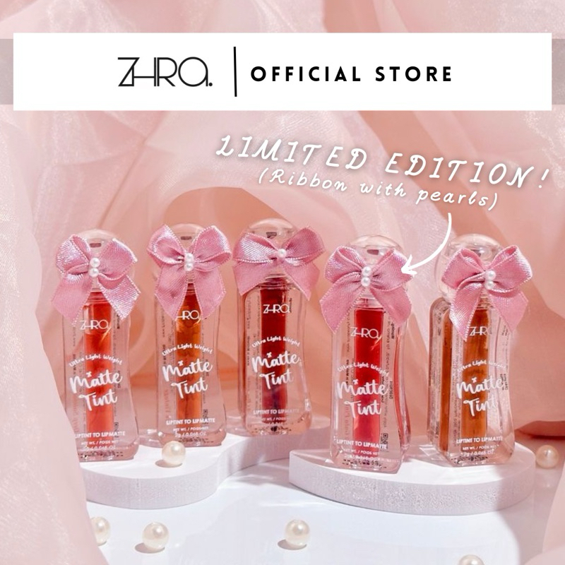 LIMITED EDITION ZHRA MATTE TINT CUTE COQUETTE liptint to lipmatte ultra ...