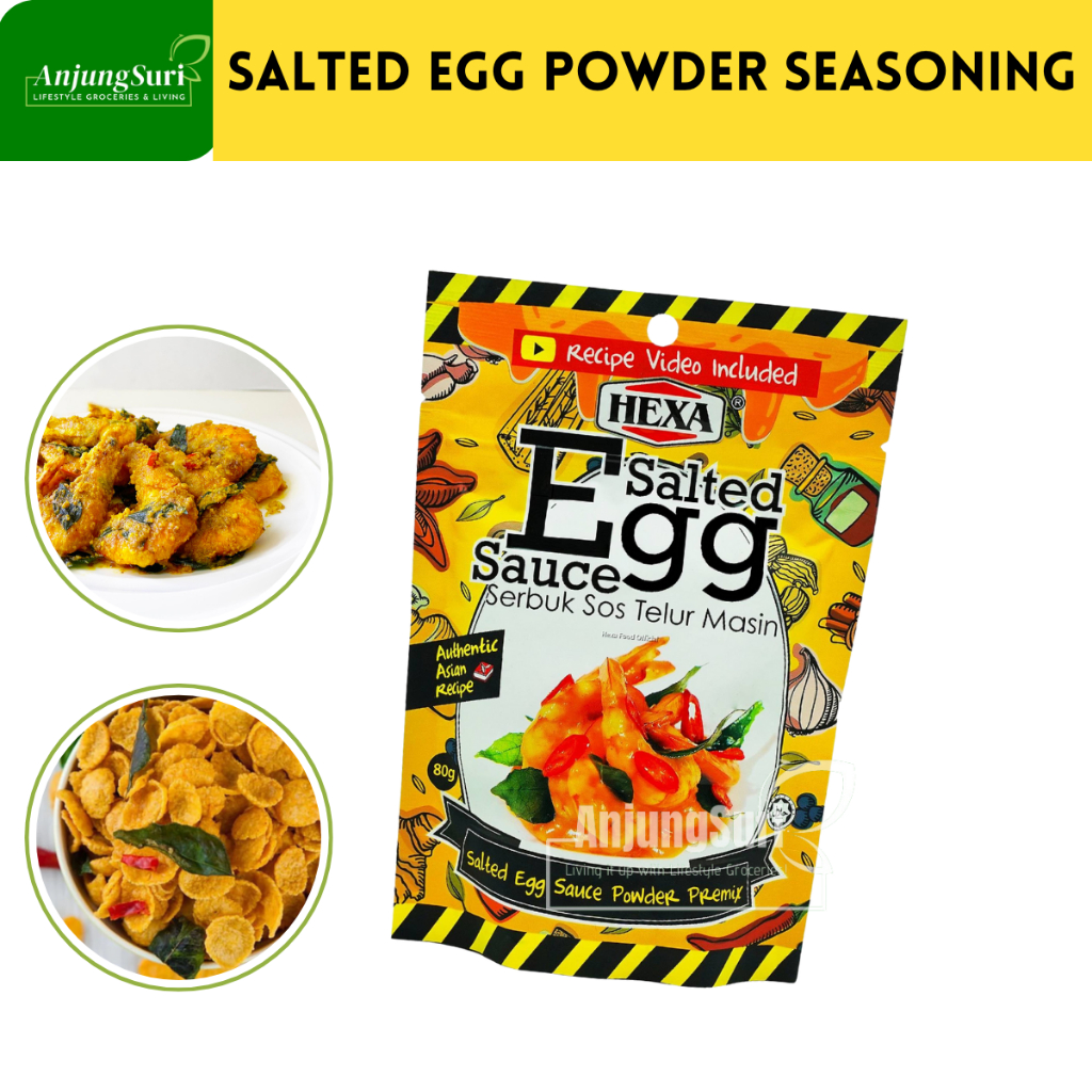HEXA Salted Egg Sauce Powder Premix Serbuk Telur Masin | Shopee Malaysia