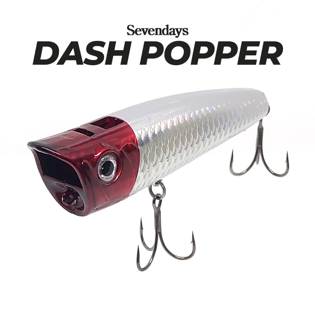 Dash Popper 6cm/8.5cm Fishing Casting Lure Bait Pancing Topwater ...