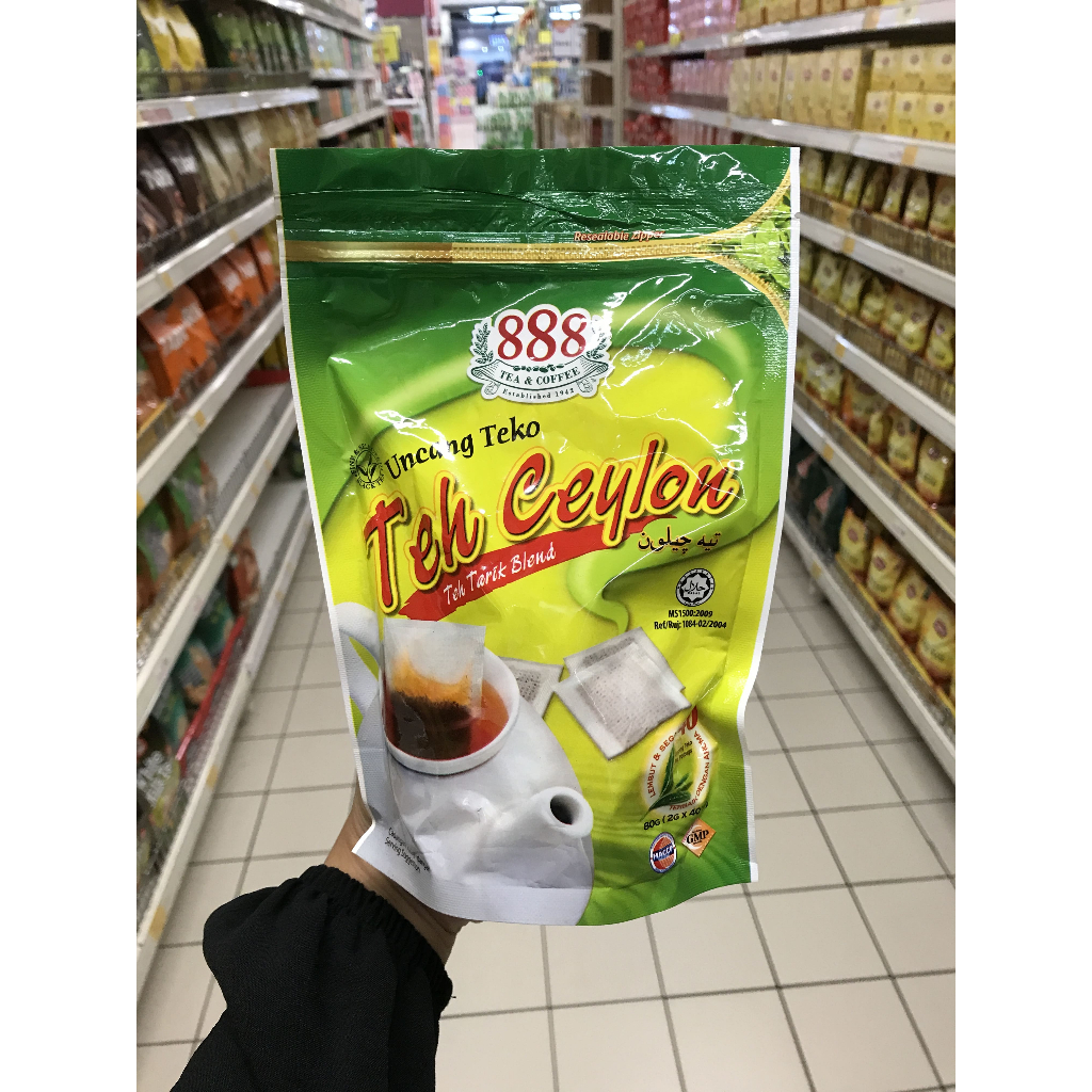 Teh 888 Teh Ceylon Uncang Teko Teh Tarik Blend 40s | Shopee Malaysia