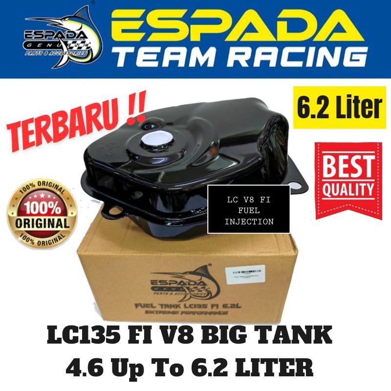 ESPADA FUEL TANK Y15ZR LC135 RS150 Y16ZR LC135 FI V8 TANGKI MINYAK ...
