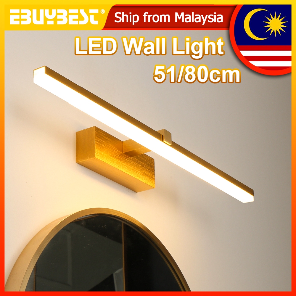 EBUYBEST Modern LED Wall Light Indoor Golden Black 51cm 80cm Picture ...
