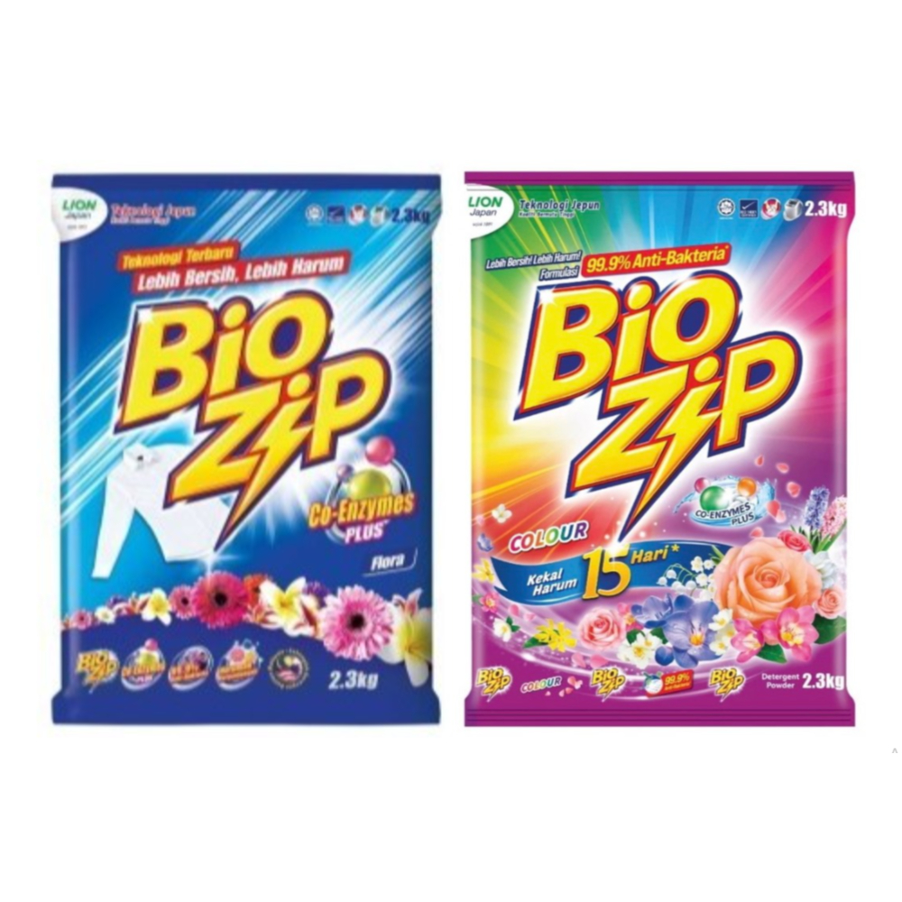 BIO ZIP DETERGENT POWDER (2.3KG) | Shopee Malaysia