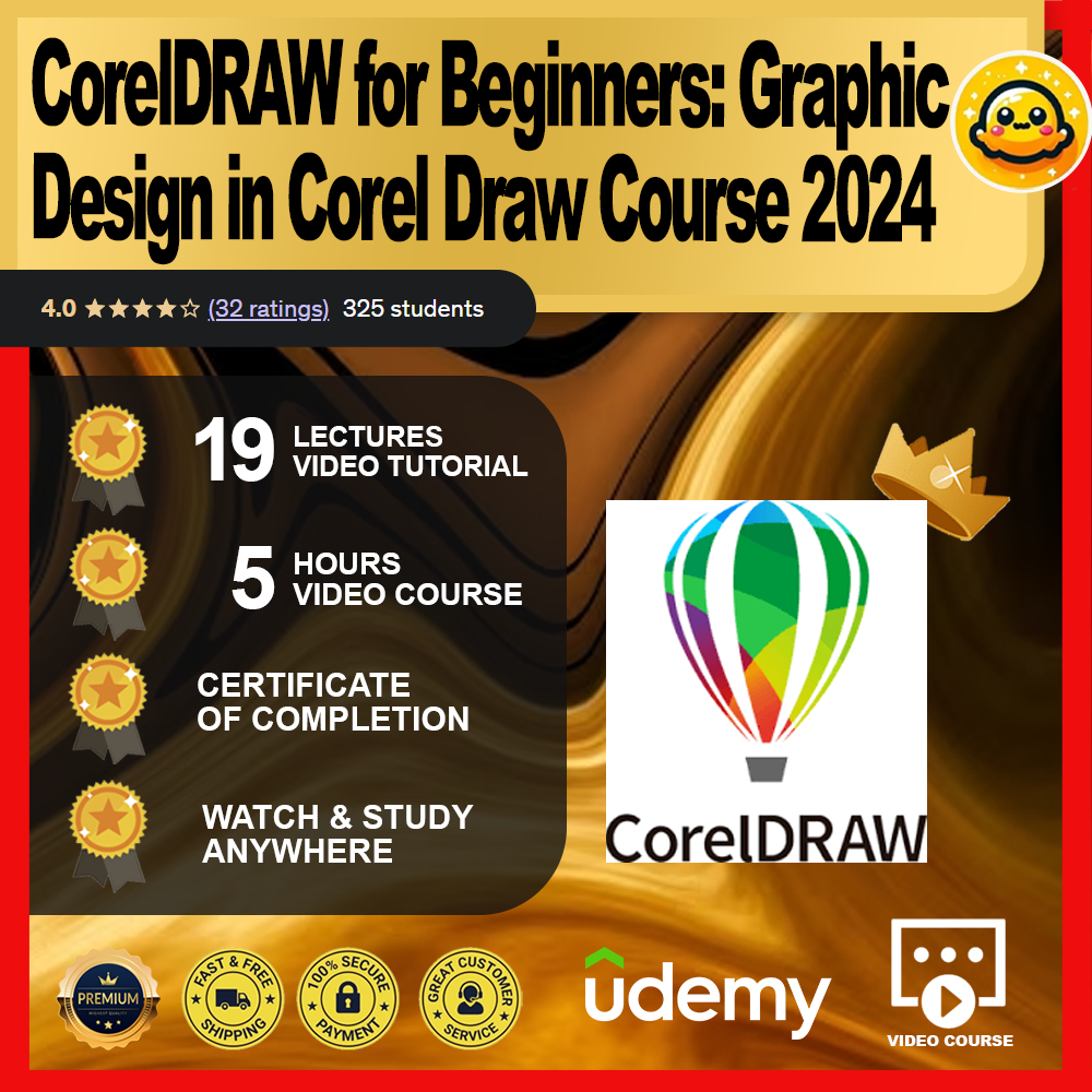 [Video Course]CorelDRAW for Beginners: Graphic Design in Corel Draw ...