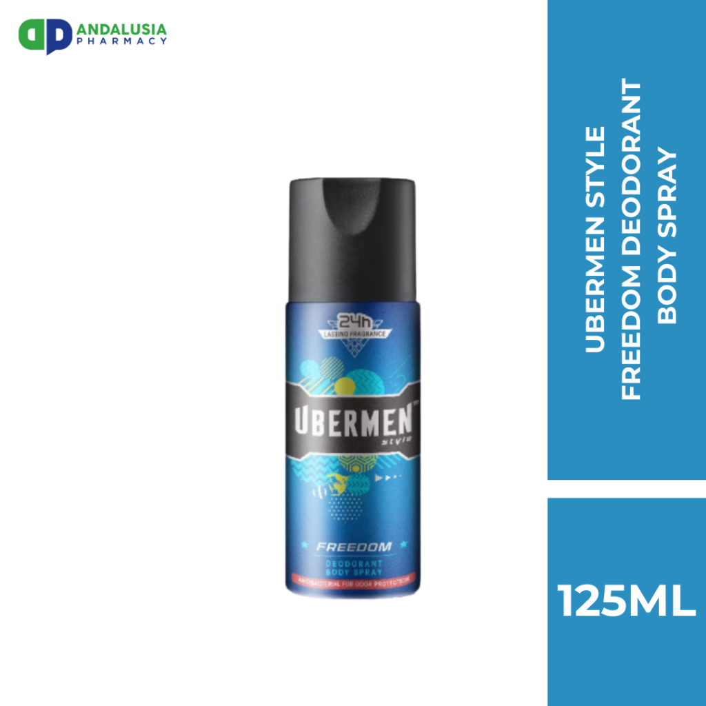 UBERMEN STYLE FREEDOM DEODORANT BODY SPRAY 125ML | Shopee Malaysia