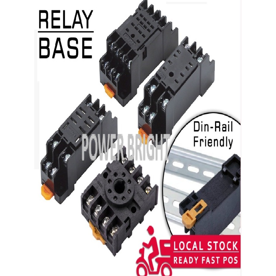RELAY BASE [8 PIN , 11PIN ROUND ] & [8 PIN ,14PIN FLAT] | Shopee Malaysia