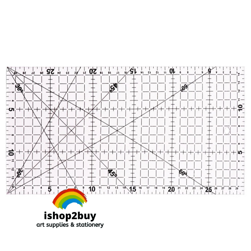 Quilt Ruler Cutting Ruler Multi-Purpose Patchwork Cloth Quilt Ruler Diy ...