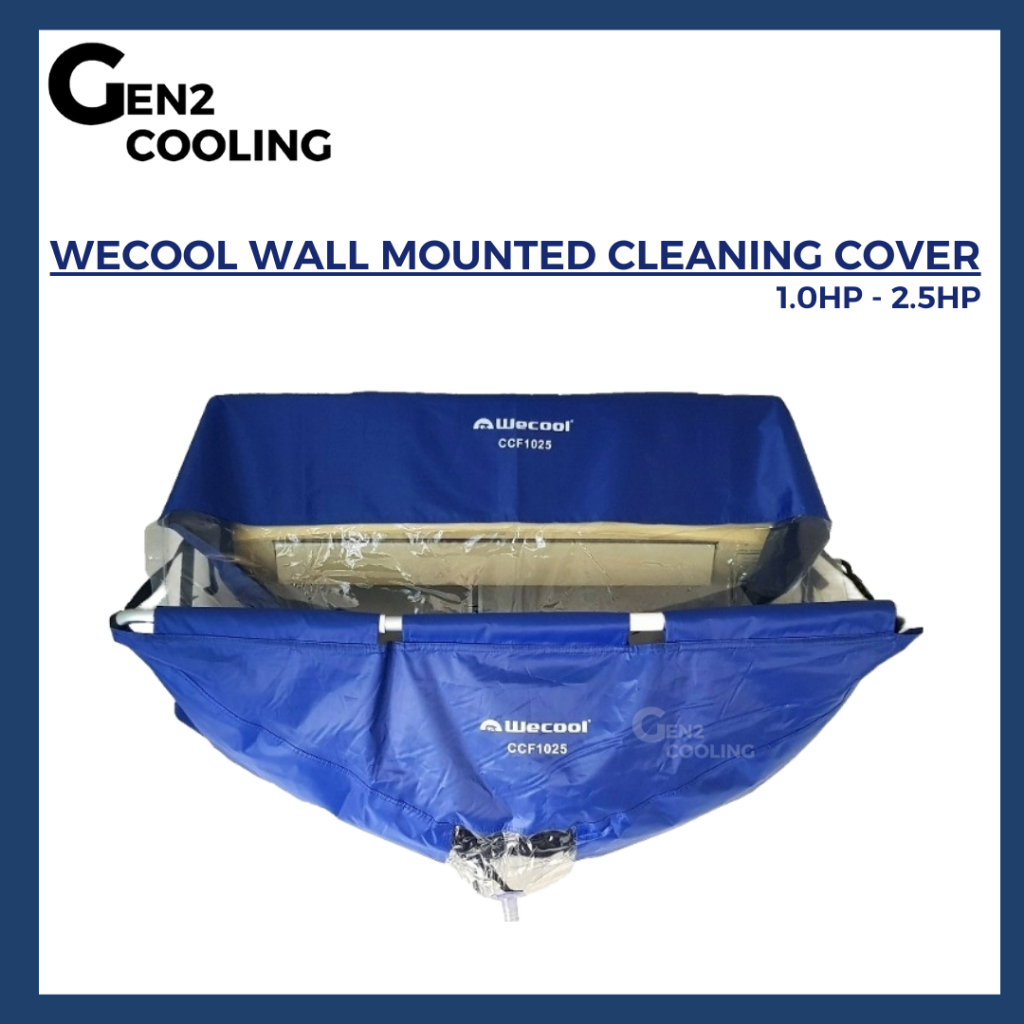 WECOOL WALL MOUNTED AIR-CONDITIONER CLEANING COVER/CANVAS - 1.0HP-2.5HP ...