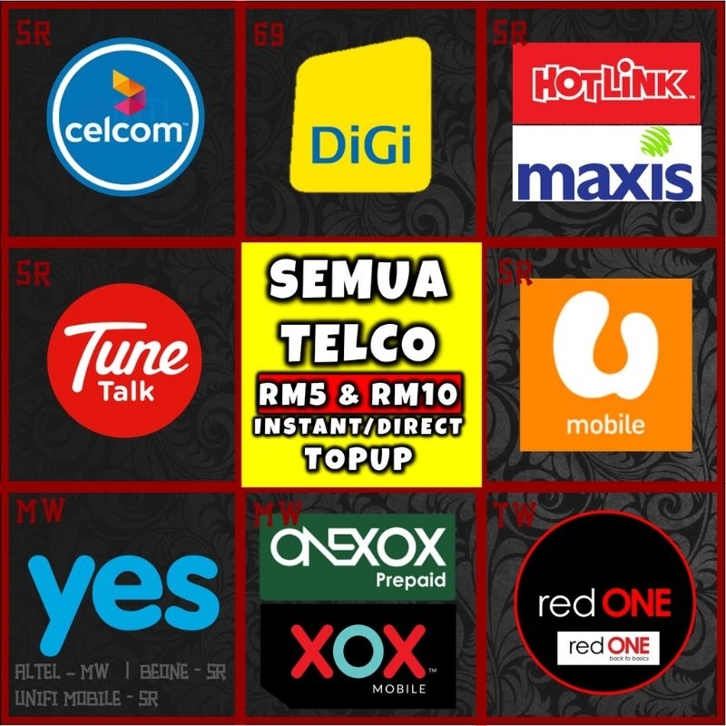 Topup Reload Maxis Hotlink RM10-30 | Shopee Malaysia