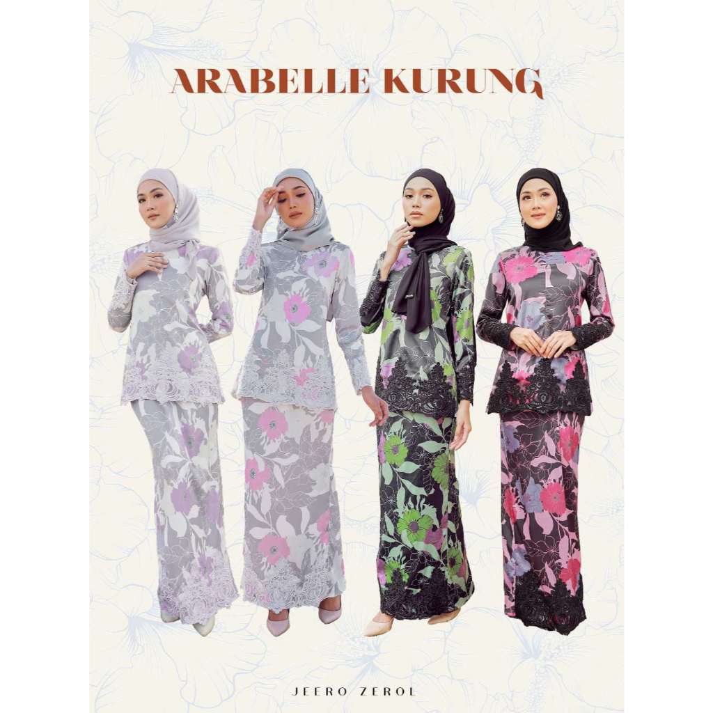 JEERO ZEROL - ARABELLE KURUNG EXCLUSIVE PRINTED 2023 | Shopee Malaysia