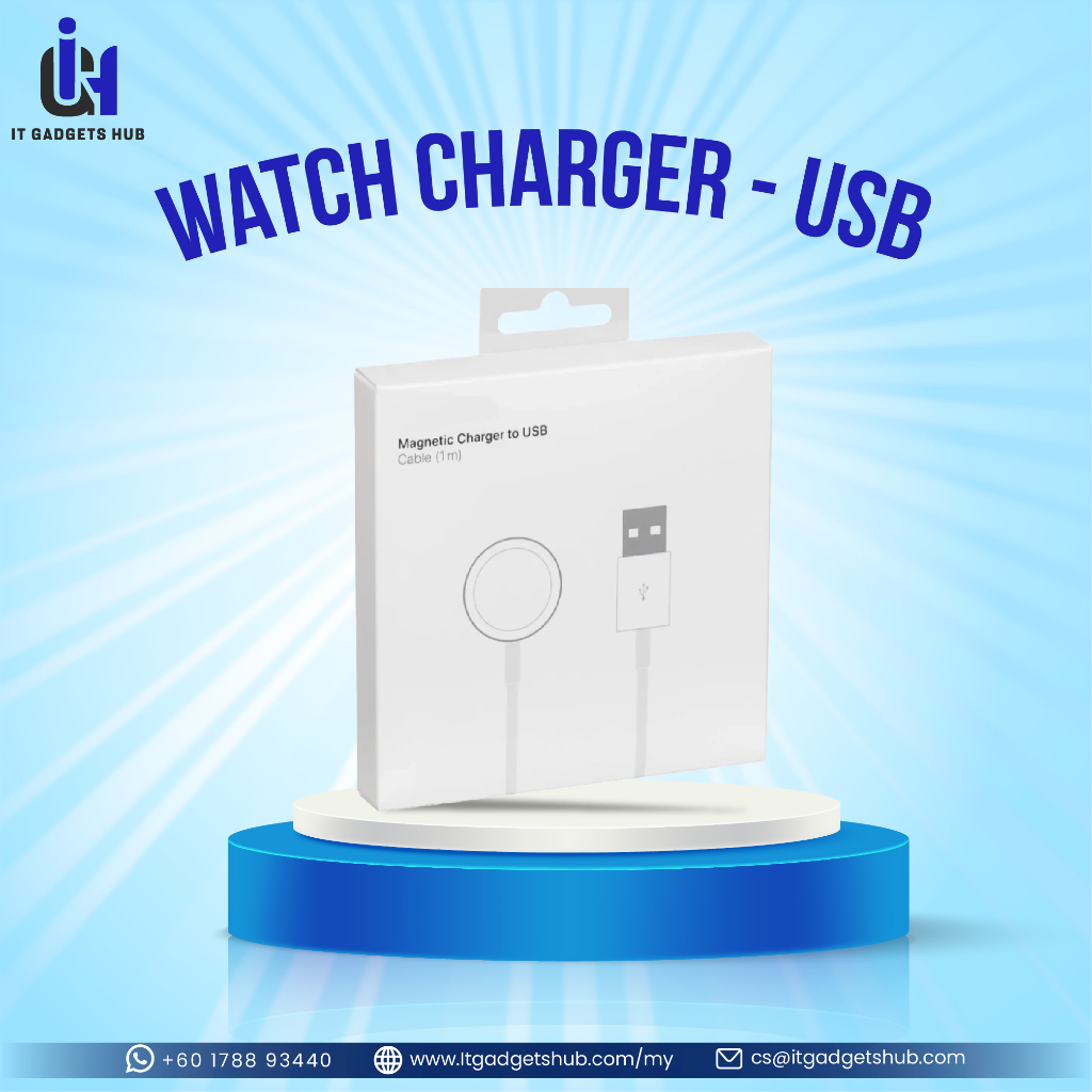 Original Magnetic Wireless Watch Charger USB - Type-C for Watch Series ...