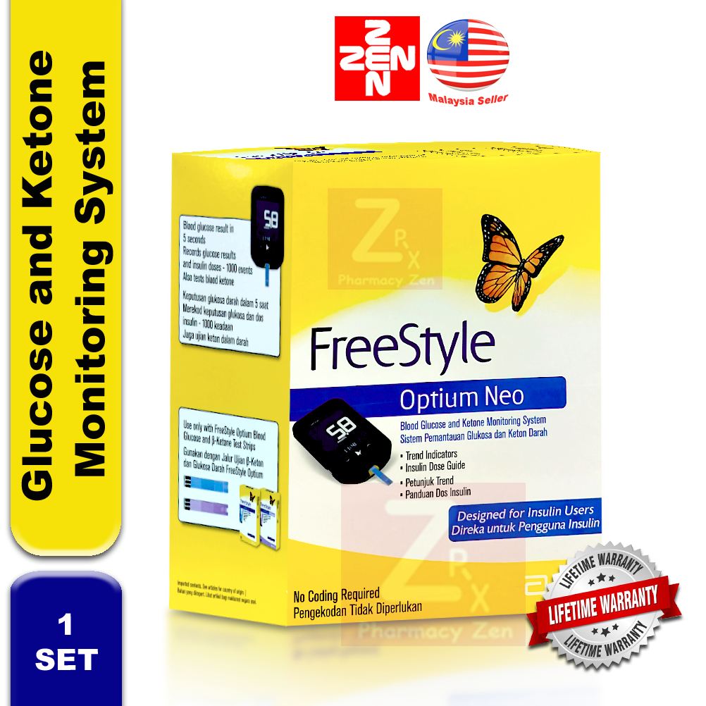 FreeStyle Optium Neo Glucometer (NO TEST STRIPS INCLUDED) | Shopee Malaysia
