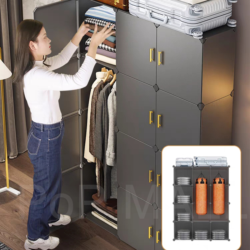 IKEA Clothes Cabinet Wardrobe Organize Storage Wardrobe Stackable ...