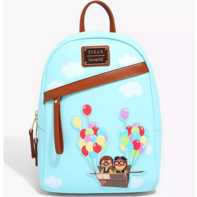 Exclusive Loungefly Disney Pixar Up Carl & Ellie Balloons Mini Backpack ...