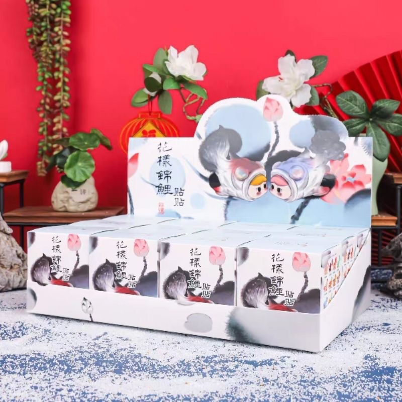 Blind Box Koi Fish 花样锦鲤贴贴盲盒 好运锦鲤吉祥物 | Shopee Malaysia