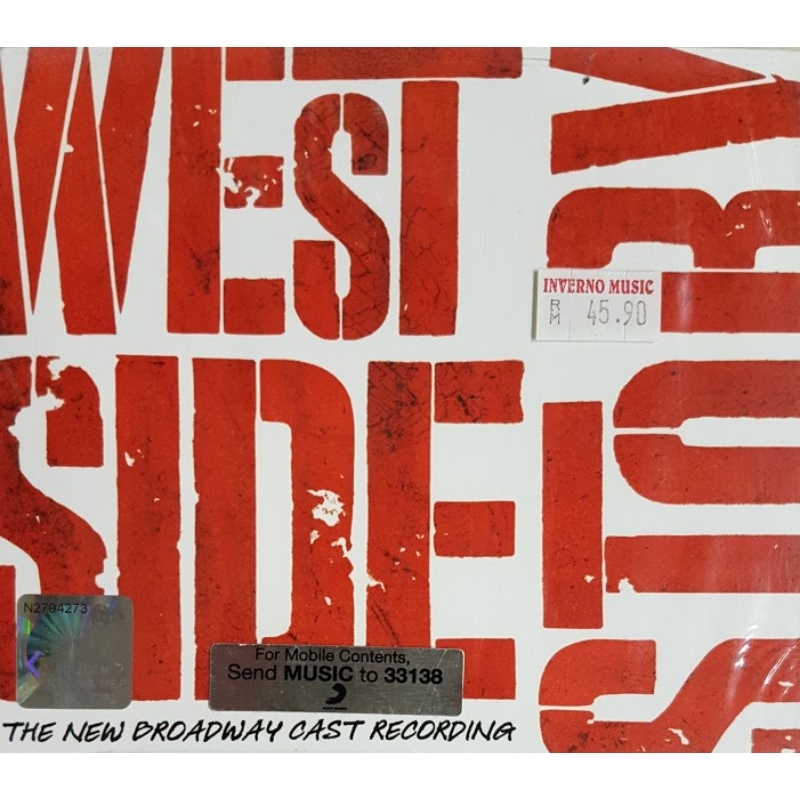West Side Story (The New Btoadway Cast Recording) CD | Shopee Malaysia