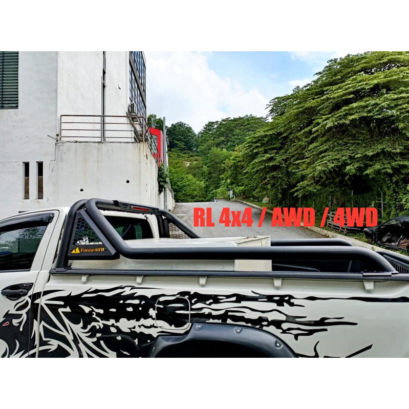 FORCE 2D Rear sport roll bar hilux vigo revo rocco rogue triton dmax ...