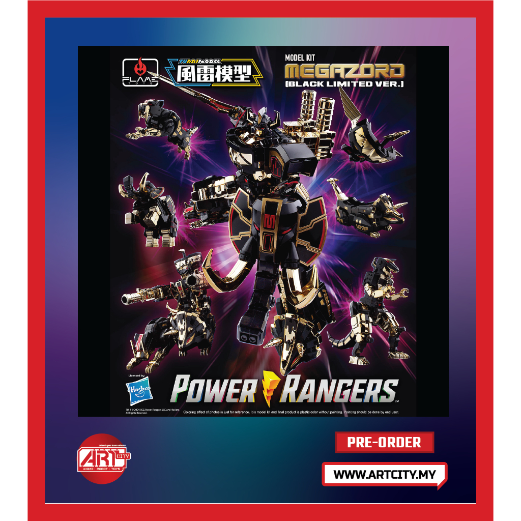 (READY STOCK) Flame Toys - Furai Model Megazord - Power Ranger - Model ...
