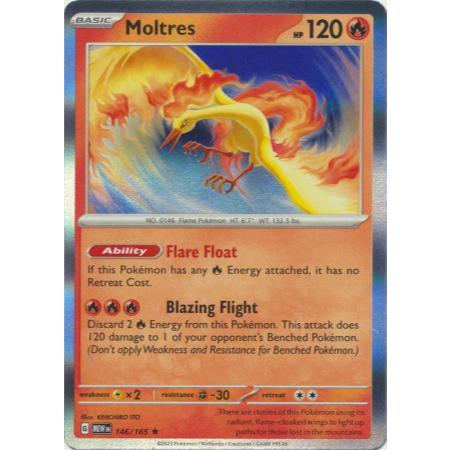 Moltres - 146/165 - Holo Rare Scarlet & Violet 151 Singles | Shopee Malaysia