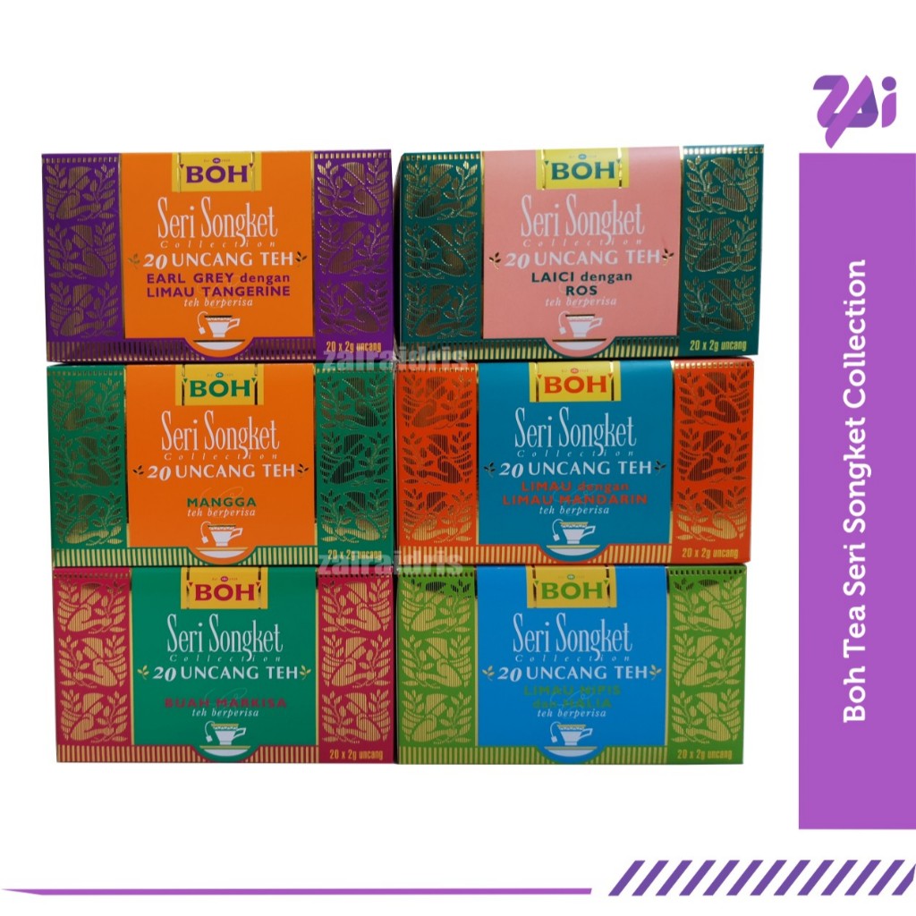 Boh Tea Seri Songket Collection ( 20 teabag / box ) | Shopee Malaysia