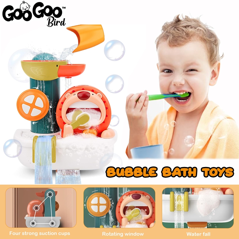 GOOGOO BIRD Lion Design Bubble Bath Toys Shower Spray Bubble Maker ...