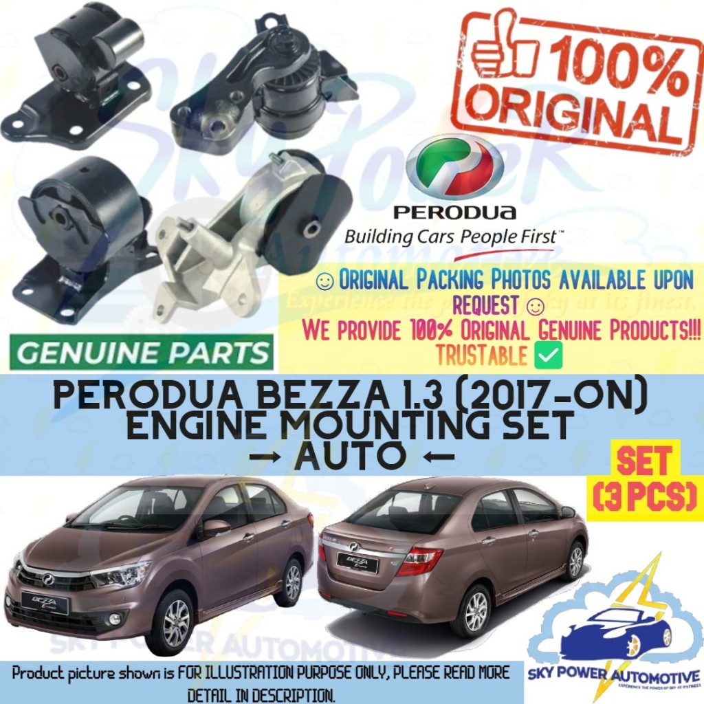 PERODUA BEZZA 1.3 (2017~) ( AUTO ) 100% ORIGINAL PERODUA GENUINE ENGINE ...