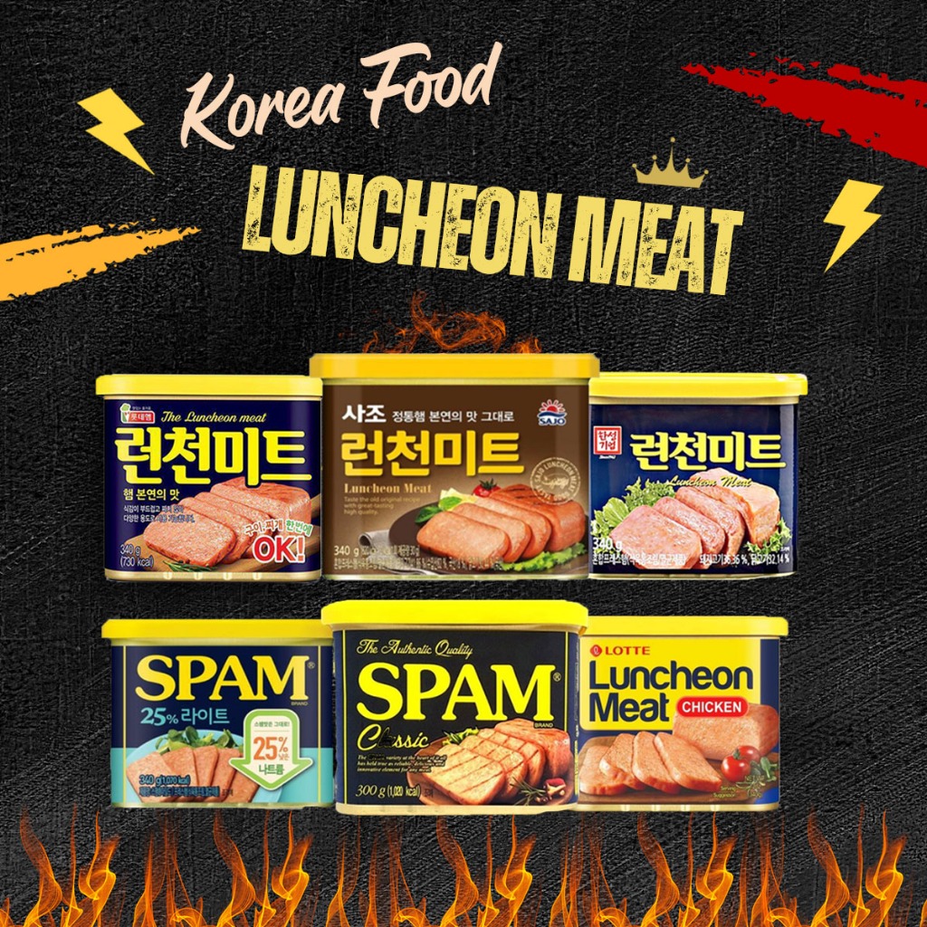 🔥KOREA Luncheon Meat LOTTE 340g┃HANSUNG 340g ┃SPAM 300g ┃Dongwon 340g 韩国乐天罐装午餐肉🔥 | Shopee Malaysia