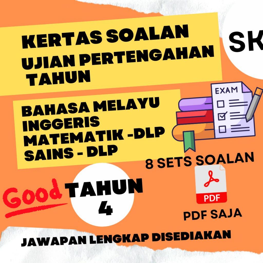 Z19 Model Soalan Ujian Pertengahan Tahun 4 UPSA SK PBD Bahasa Melayu ...