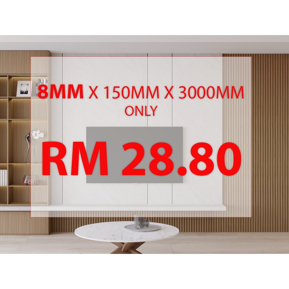 WPC FLUTED PANEL , WALL PANEL- 8MM | Shopee Malaysia