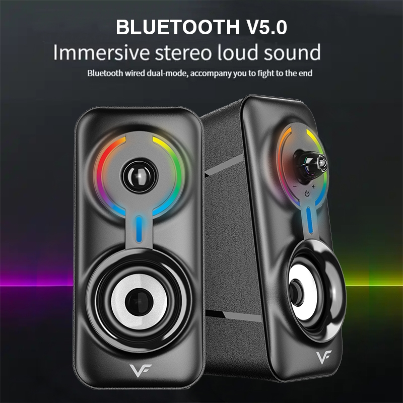 Vinnfier VF Icon 900 RGB Bluetooth USB Bluetooth Speaker 2.0 with 7 ...