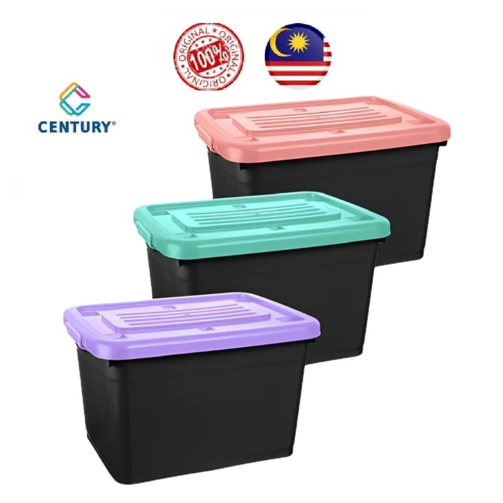 [WHOLESALE] Century Storage Box With Wheel 80L 3PCS 6PCS Box Roller ...