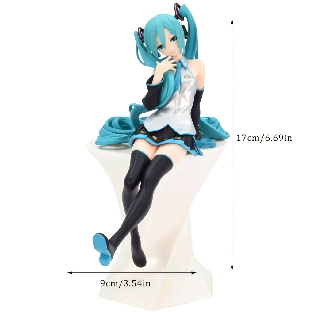 Anime Figure Cute Kawaii Rem Miku Hatsune Minifigure Q Version Noddle ...
