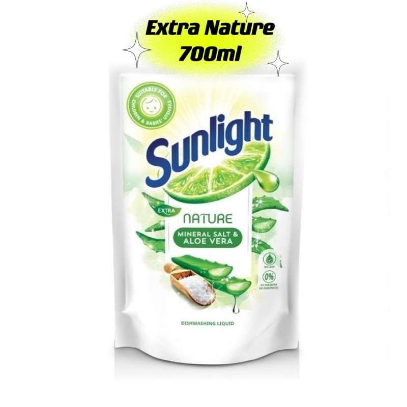 Sunlight Dishwash Liquid Refill Extra Nature 700ml | Shopee Malaysia