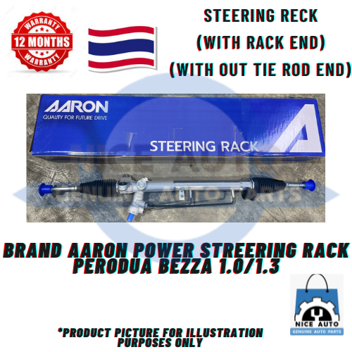PERODUA BEZZA 1.0/1.3 POWER STEERING GEAR RACK -BRAND 100% ORIGINAL ...