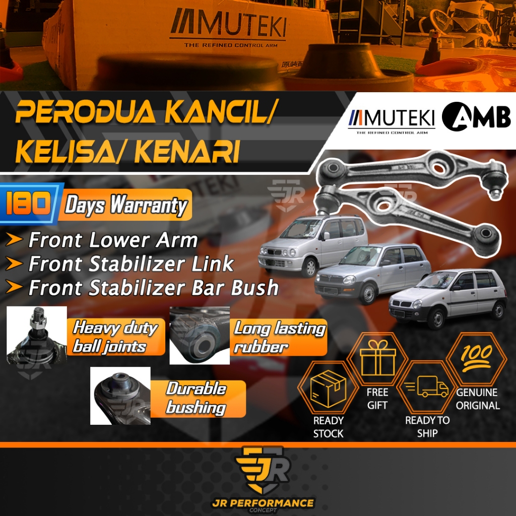 Muteki Lower Arm / Stabilizer Bush Muteki Perodua Kancil Muteki Kancil ...