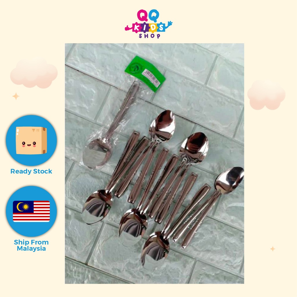 Horse Brand Stainless Steel Spoon / Sudu Besi 12In1 湯匙 Barang Dapur ...