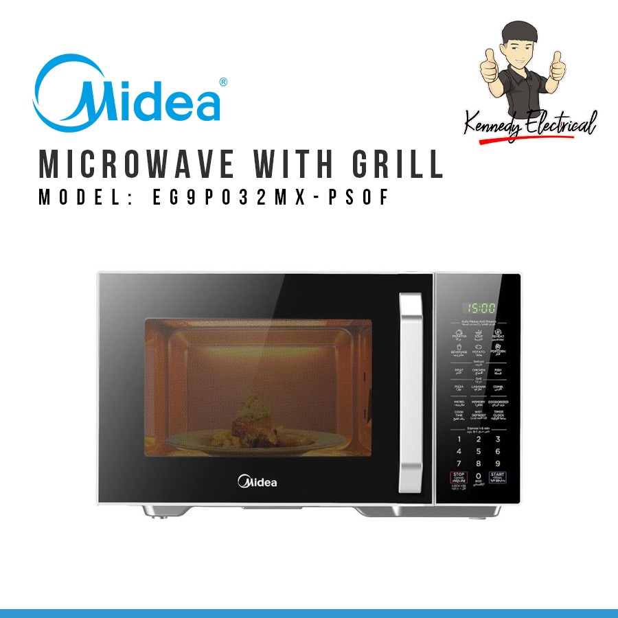 Midea Microwave with Grill EG9P032MX-PSOF | Shopee Malaysia