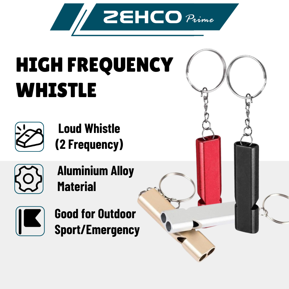 Aluminum Alloy High Frequency Whistle Emergency Outdoor Survive Whistle ...