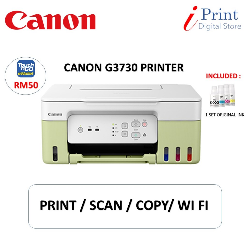 CANON PIXMA G2730 / G3730 ALL-IN-ONE PRINTER [ PRINT/SCAN/COPY/WIFI ...