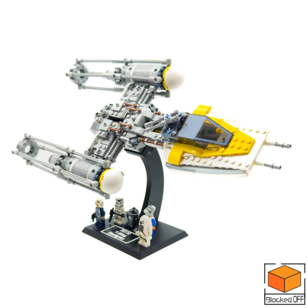 Display Stand for Lego Star Wars Y-Wing Starfighter (75172 / 7658 ...