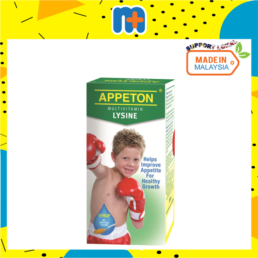 [MPLUS] APPETON MULTIVITAMIN LYSINE SYRUP 120ML | Shopee Malaysia