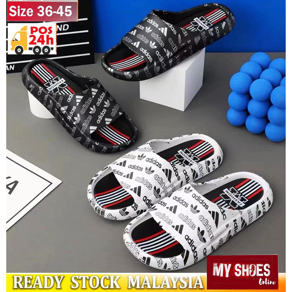 READY STOCK Nk Ad MEN'S SLIPPER WOMEN UNISEX SELIPAR INDOOR HOUSE ...