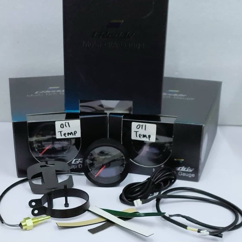 METER GREDDY 2 IN 1 MUTLI DA GAUGE / METER WITH 7 COLOR ( WATER TEMP ...